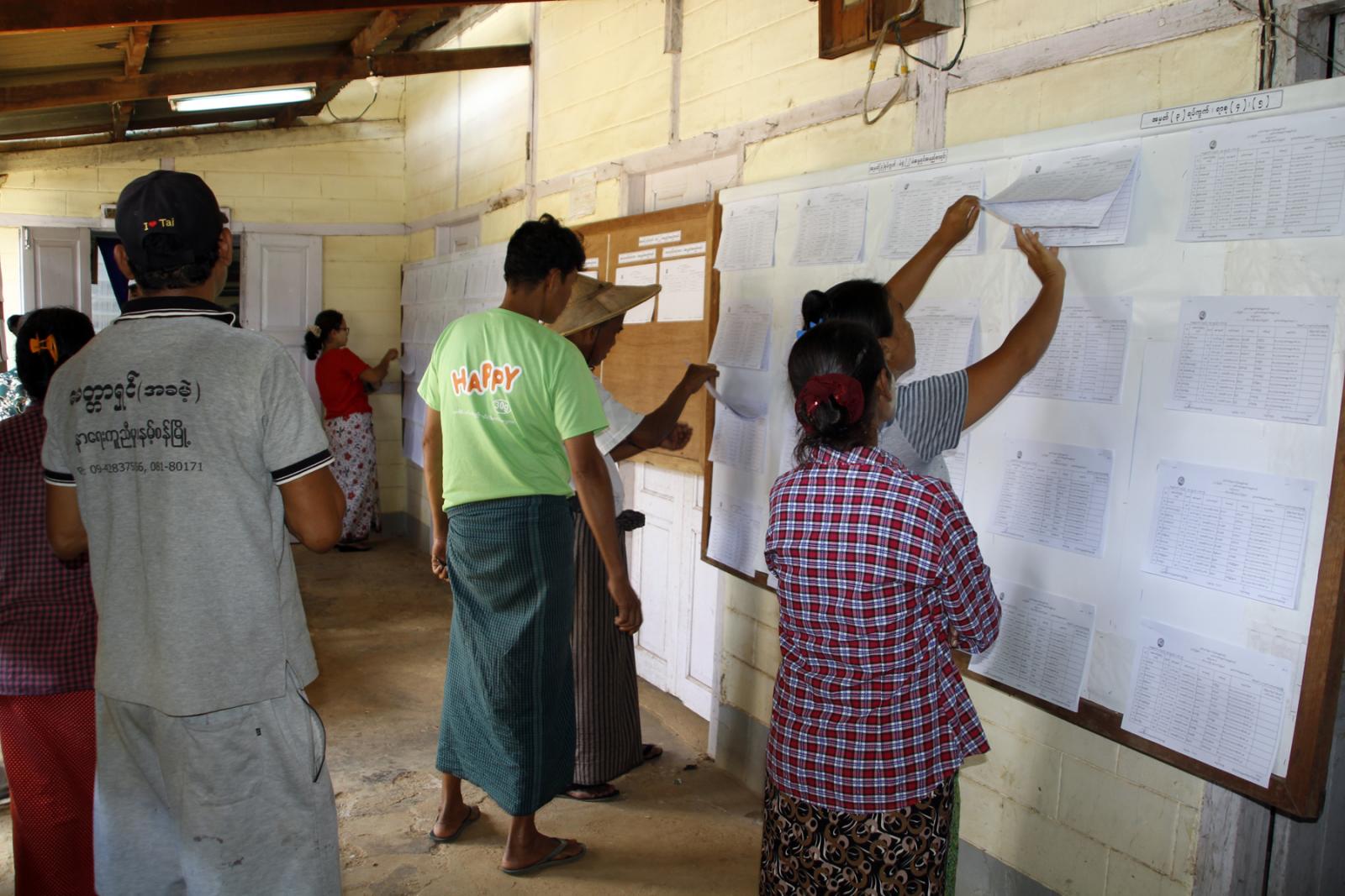 နမ့်စန်မြို့တွင် မဲဆန္ဒရှင်စာရင်းလာရောက်ကြည့်ရှုသူ ဦးရေ ၅၀၀၀ ခန့်ရှိပြီး လျှောက်ထားသူ၊ ကန့်ကွက